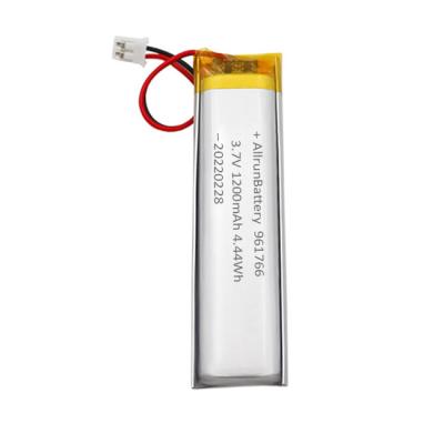 China 3.7V 1200mAh Ultra Narrow Custom Li-Polymer Batteries Packs For Portable Medical Devices for sale