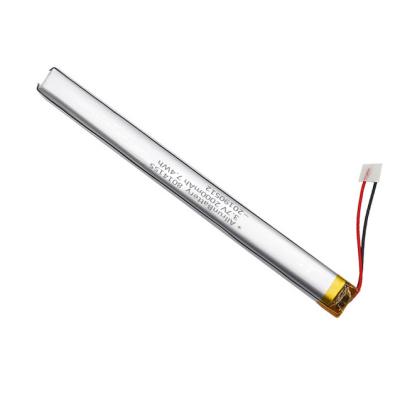 China Reliable 3.7 V 2000mAh Custom LiPo Battery Ultra Narrow For Pen Drive Sticks for sale