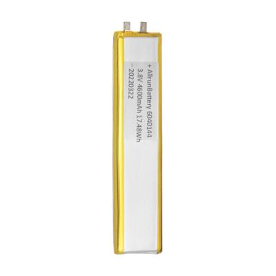 China Stability 4600mAh 3.8V Custom LiPo Battery Ultra Narrow For Detection Instrument for sale