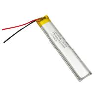 China Light 3.7 V 850mAh LiPo Battery Ultra Narrow Custom LiPo Batteries for sale