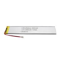 China 1900mAh 3.7 V Custom LiPo Battery Ultra Narrow Rechargeable High Reliability for sale