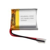 China Rechargeable Custom Light Weight LiPo Battery 3.7 V 700mAh 102530 for sale