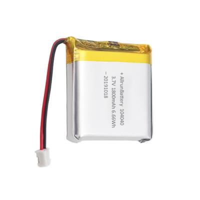 China Custom Rechargeable Medical Lithium Battery LiPo 3.7 V 1800mAh for sale