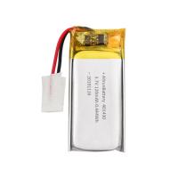 China 3.7V 120mAh LiPo Battery Rechargeable Custom Lithium Poly Battery 1C for sale