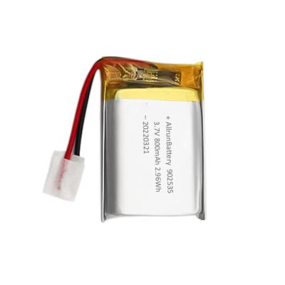 China Rechargeable Light LiPo Battery 800mAh 3.7V 902535 For Medical Devices for sale