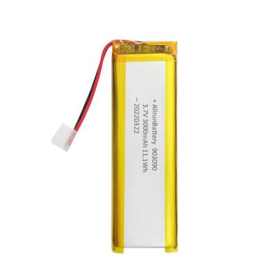 China Custom Rechargeable Lithium Polymer Battery 3.7 V 3000mAh 903090 for sale