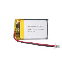 China Thin 3.7 V 250mAh LiPo Battery Rectangle Lithium Polymer Rechargeable Battery for sale