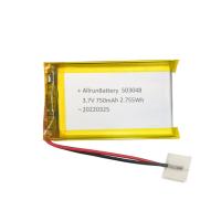 China Light Rectangle Rechargeable Li Polymer Battery 3.7V 750mAh LiPo Battery for sale