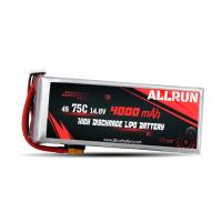 China 75C 4000mAh 4S LiPo Battery14.8V High C Rate LiPo Battery Pack for sale