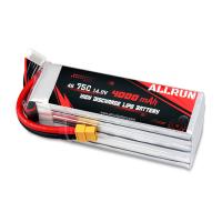 China 75C 4000mAh 4S LiPo Battery14.8V High C Rate LiPo Battery Pack for sale