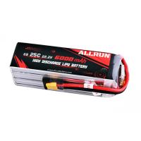 China 22.2V 25C Medical Lithium Battery High C Rate 6S 6000mAh LiPo Battery for sale