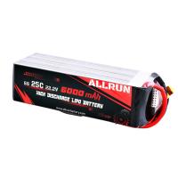 China 22.2V 25C Medical Lithium Battery High C Rate 6S 6000mAh LiPo Battery for sale