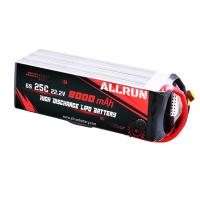China 25C 6S 8000mAh LiPo Battery High C Rate 22.2V LiPo Battery Pack for sale