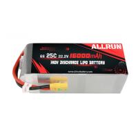 China Power Tools High Discharge LiPo Battery Pack 25C 22.2V 6S 16000mAh for sale