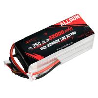 China 25C 6S 22000mAh LiPo Battery 22.2V High C Rate LiPo Battery Pack for sale