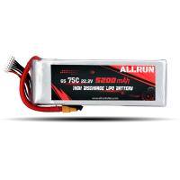 China 9048155 75C 22.2V 6S 5200mAh High Discharge LiPo Battery Pack for sale