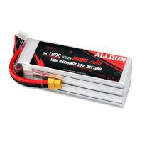 China C Rate High Discharge LiPo Battery Pack 100C 1500mAh 6S 22.2V for sale