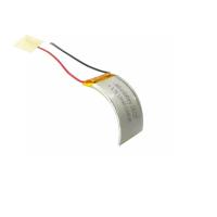 China Curved LiPo Rechargeable Battery 3.7 V 13mAh With Low Self Discharge for sale