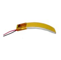 China VR Battery Li Polymer 3.7 V 43mAh Curved Rechargeable Battery LiPo for sale