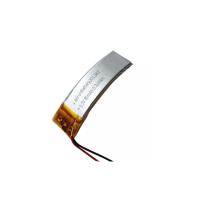 China AR Curved LiPo Battery 85mAh 3.7 V Rechargeable Lithium Battery for sale