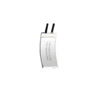 China Custom 3.7 V 100mAh LiPo Battery 1C Curved Lithium Polymer Battery for sale