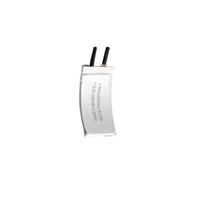 China Custom 3.7 V 100mAh LiPo Battery 1C Curved Lithium Polymer Battery for sale