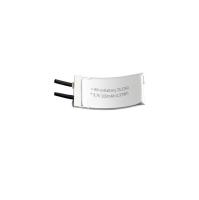 China Custom 3.7 V 100mAh LiPo Battery 1C Curved Lithium Polymer Battery for sale