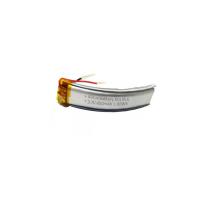 China Powerful Curved Lithium Polymer Battery 601456 3.7 V 450mAh LiPo Battery for sale