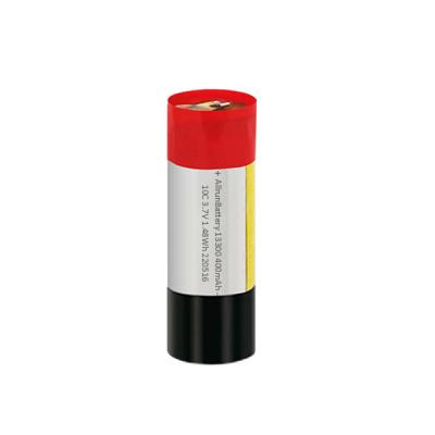 China TBD 3.7 V 400mAh Custom LiPo Battery 13300 Cylindrical Li Polymer Battery for sale