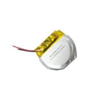 China Custom Round Lithium Polymer Battery 3.7 V 120mAh LiPo Battery for sale