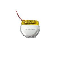 China Custom Round Lithium Polymer Battery 3.7 V 120mAh LiPo Battery for sale