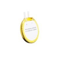 China Round Custom LiPo Battery 3.7 V 400mAh Lithium Polymer Battery for sale