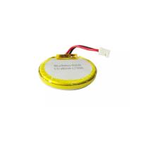China Round 3.7 Volt Lithium Polymer Battery 480mAh LiPo Battery Rechargeable for sale
