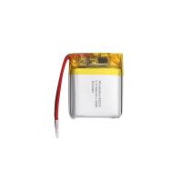 China 3.7V 400mAh Square Rechargeable Li Po Battery Pack Long Lasting 802525 for sale