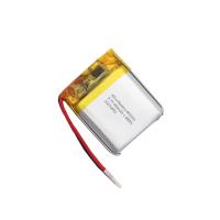 China 3.7V 400mAh Square Rechargeable Li Po Battery Pack Long Lasting 802525 for sale