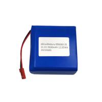 China Square 3500mAh 11.1 V Medical Lithium Battery Pack Rechargeable for sale