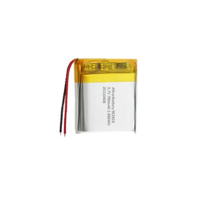 China Rechargeable Square Shaped Battery 780mAh 7.4 V LiPo Battery Pack for sale