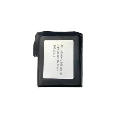 China Long Lasting 2S1P LiPo Battery 7.4V 5000mAh Lithium Polymer Battery Pack for sale
