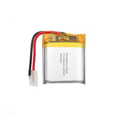 China Custom 3.7 V 650mAh LiPo Battery 1C Rechargeable Lithium Polymer Battery Pack for sale