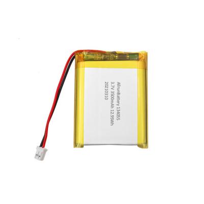China Custom 3.7V 3500mAh Rectangle Shaped Battery / LiPo Battery 134055 for sale