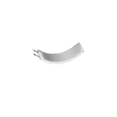 China 1C Wearable Rechargeable Battery 45mAh 3.7V Curved LiPo Battery for sale