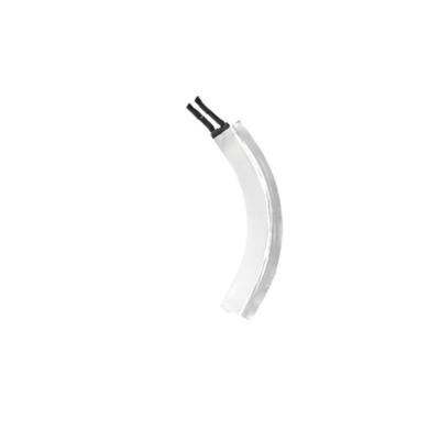 China 3.7V 245mAh Light Wearable Rechargeable Battery With Curved Shape for sale