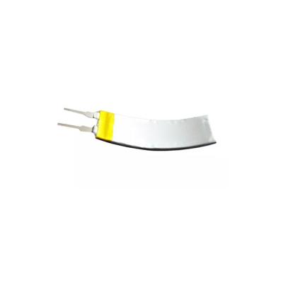 China 3.7 V 180mAh Wearable Rechargeable Battery Powerful Curved LiPo Battery for sale
