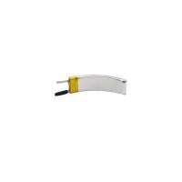 China Curved Wearable Rechargeable Battery 3.7 V 80mAh LiPo Battery for sale