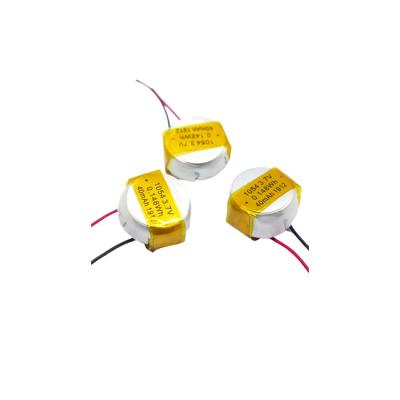 China Button Lithium Ion Polymer Battery 3.7 V / 40mAh LiPo Battery 1054 for sale