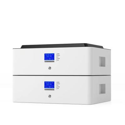 China 51.2V 100Ah Energy Storage Battery Pack 5.12 KWh Custom BMS Stackable Battery Pack for sale