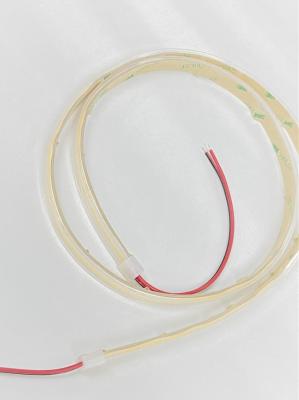 China IP65 Silicon Sleeved Waterproof COB LED Strip 10w DC24V for sale