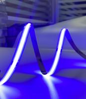 China Blue Color Flexible LED COB Tape Light IP20 24V Standard Series for sale