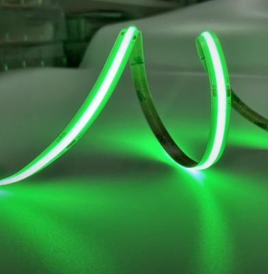 China Milewood LED COB Tape IP20 24V 10W / M Green Cob Led Dotless for sale