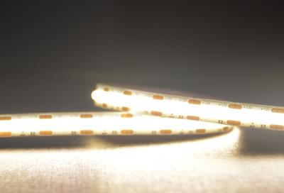 China 8mm Flexible 12V LED COB Strip Light Dotless With 140 Degree Beam Angle for sale